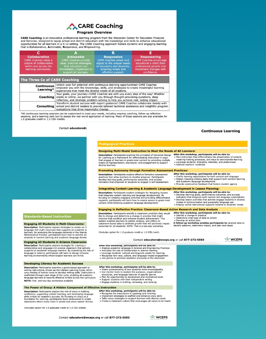 CARE Coaching Program Overview - Pathways